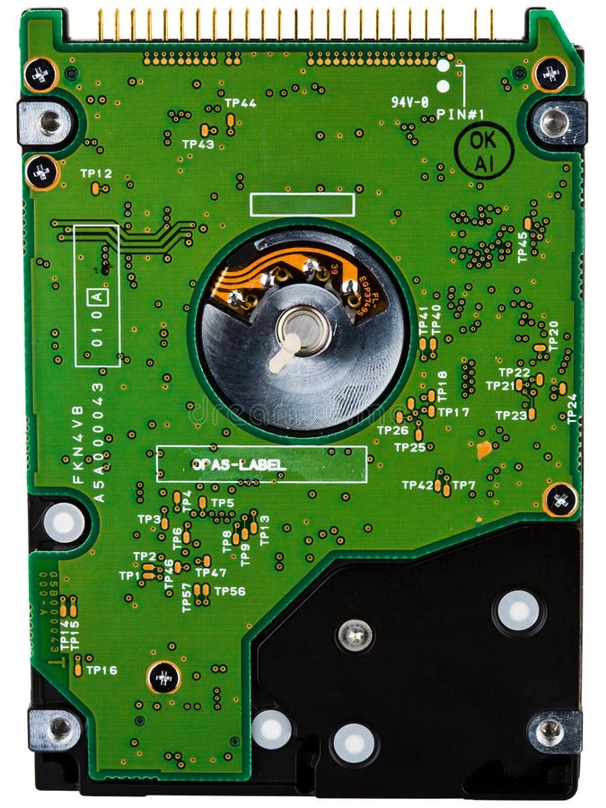Computer Laptop Hard Drive Circuit Board Stock Photo - Image of board ...