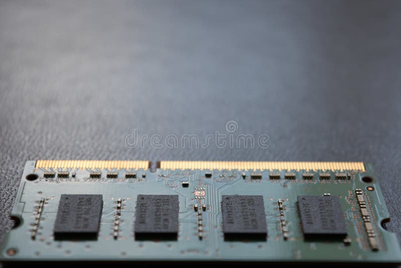 Computer Laptop PC Memory RAM DDR Stock Photo - Image of microchip ...