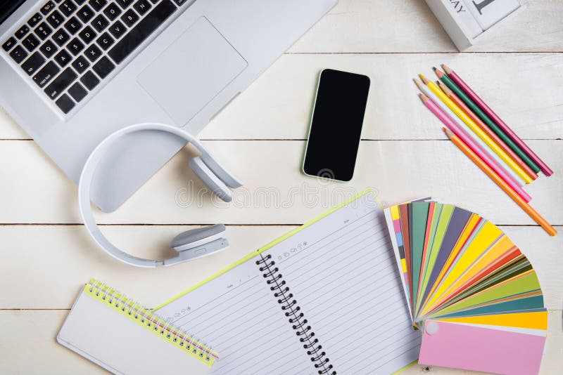 Computer Laptop Research Working on Desk Concept Stock Photo - Image of ...