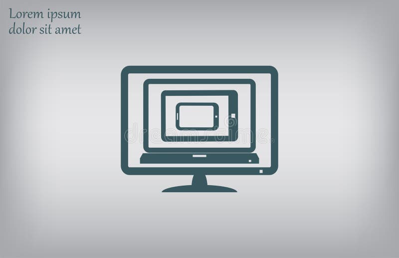 Vector Illustration, Gray Background Stock Vector - Illustration of ...