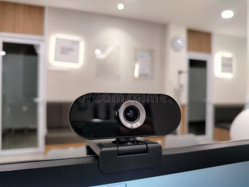 A Computer or Laptop Webcam that is Attached To the Computer Screen ...