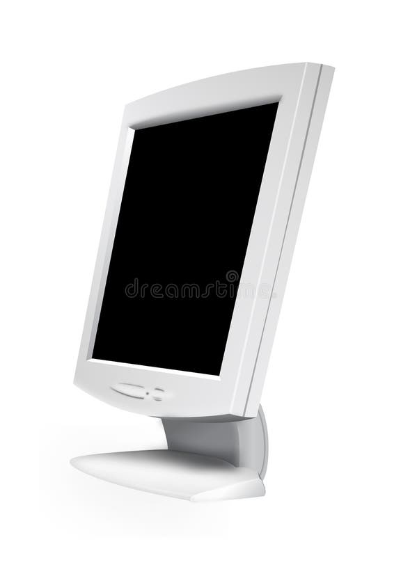 Computer lcd monitor stock vector. Illustration of technology - 10437905