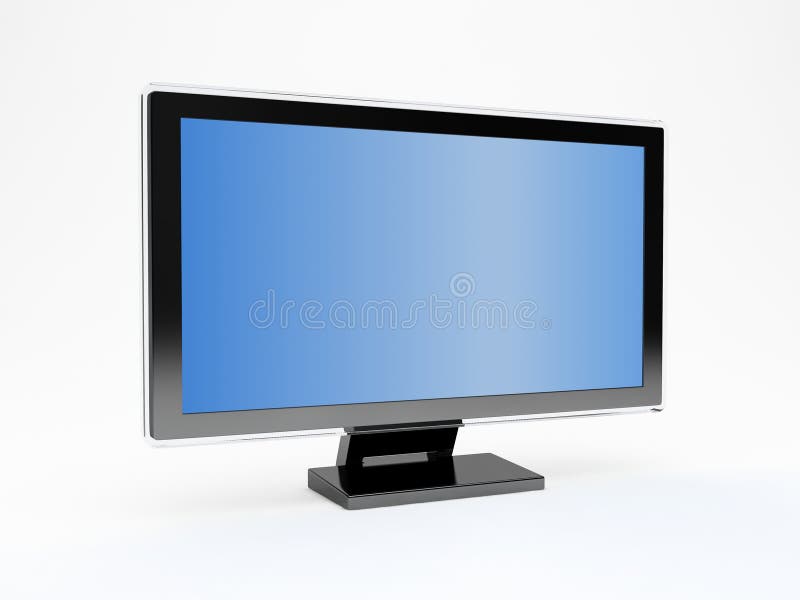 Computer LCD monitor stock vector. Illustration of crystal - 2462581