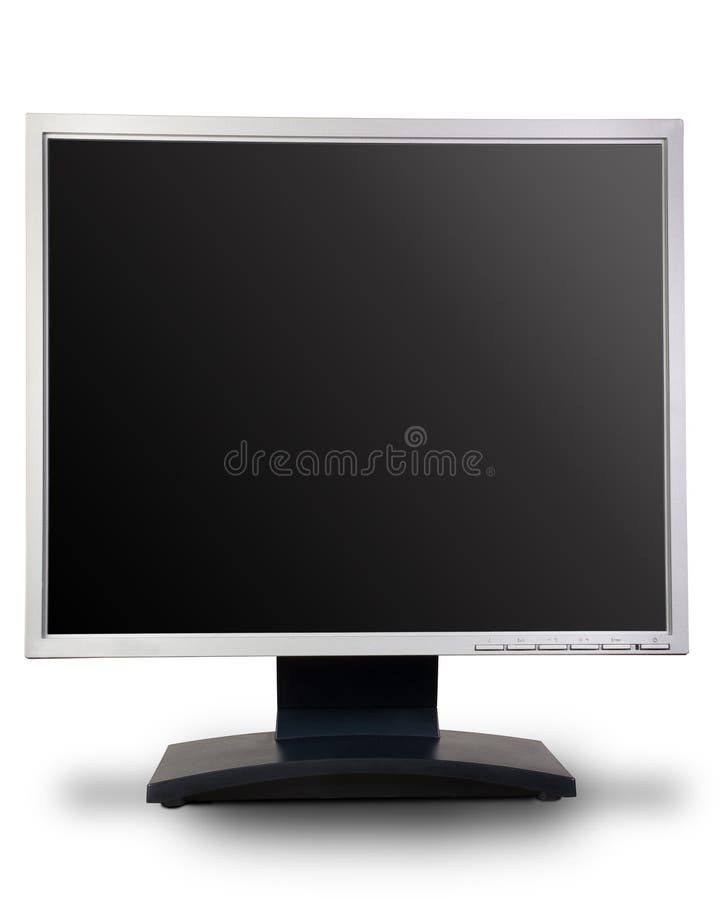 Big computer LCD monitor. stock photo. Image of panel - 23833698