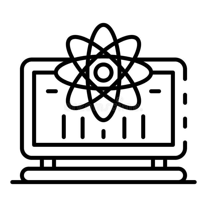 Computer Learning Icons Set, Cartoon Style Stock Vector - Illustration ...