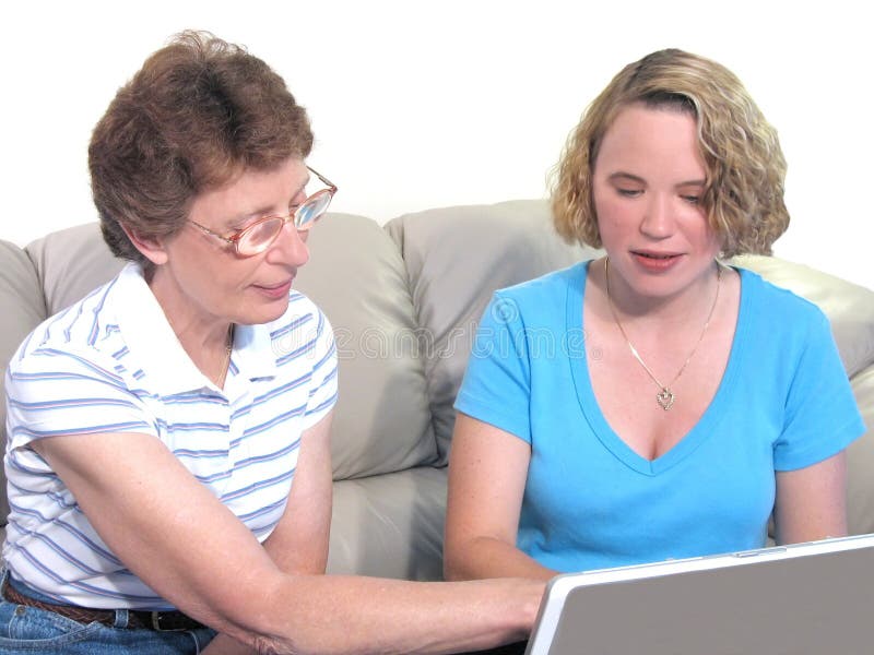 Computer Lesson stock photo. Image of teaching, women, people - 158252