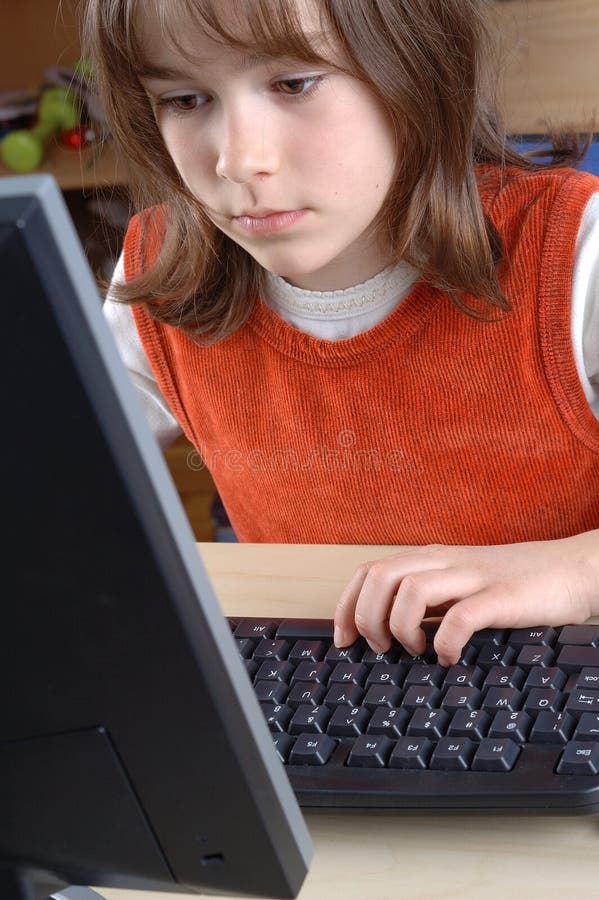 Computer literacy stock image. Image of child, concept - 2066191