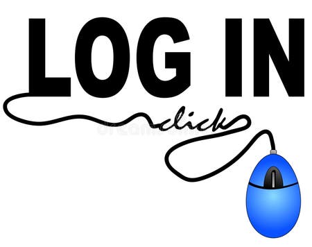 Computer log in stock vector. Illustration of abstract - 6654424