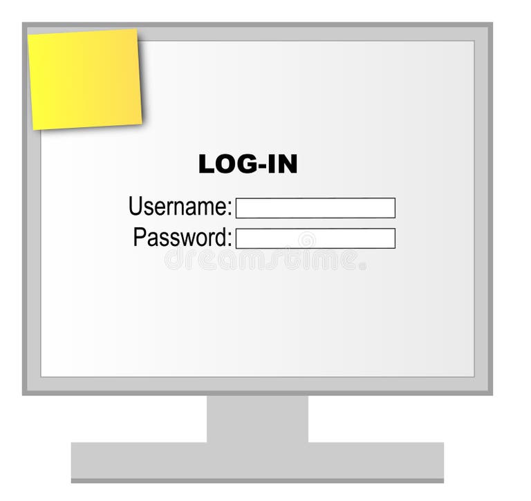 Password Computer Screen Stock Illustrations – 29,469 Password Computer ...