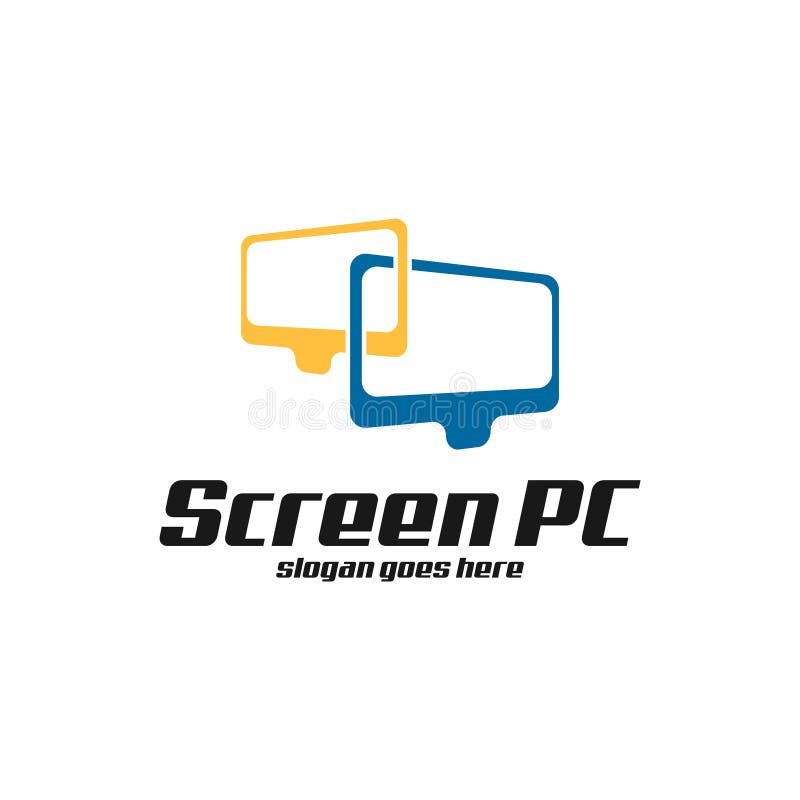 Computer Logo vector art stock vector. Illustration of ideas - 102155383