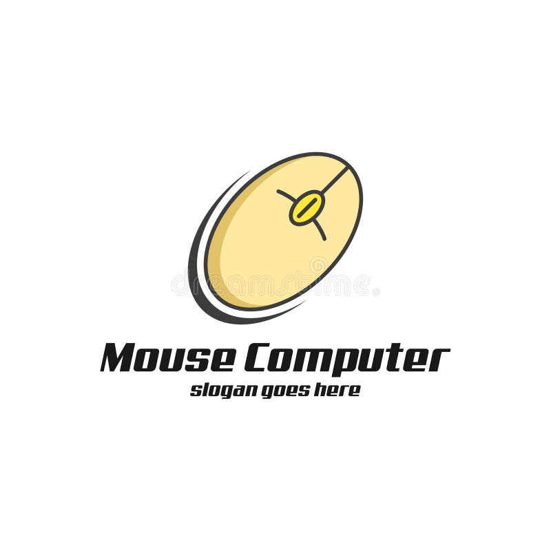 Mouse Computer Logo art stock illustration. Illustration of panel ...