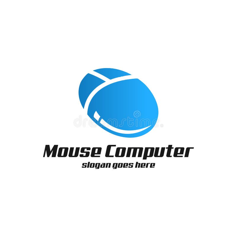 Mouse Computer Logo art stock illustration. Illustration of panel ...