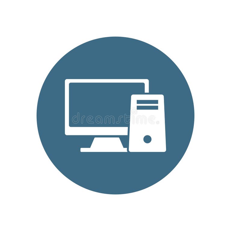 Computer logo icon design stock vector. Illustration of internet ...