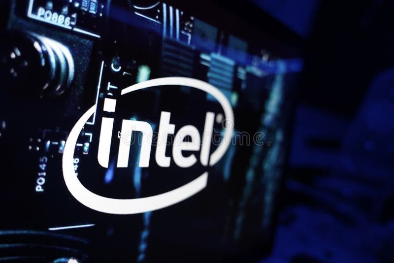 Computer with the Logo of Intel Corporation 2022 Editorial Photography ...
