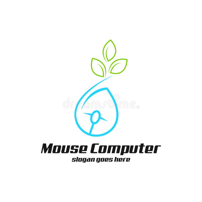 Computer Logo vector art stock vector. Illustration of mouse - 102155296