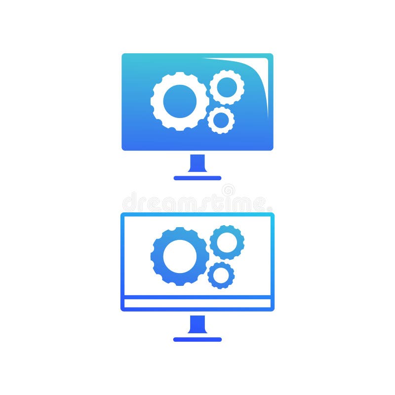 Computer Lab Logo Icon Design Stock Vector - Illustration of analysis ...