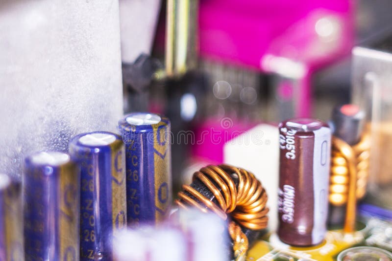 Computer in macro 11 stock image. Image of computer - 104862901