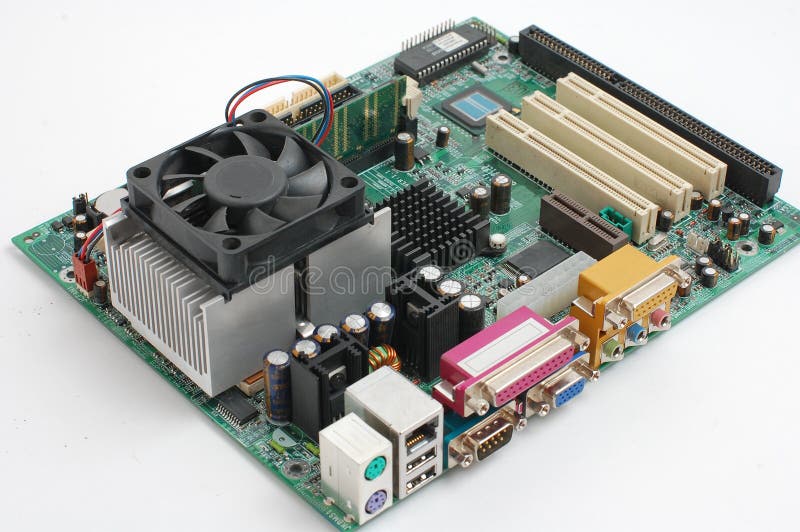 Main board stock photo. Image of desktop, green, circuits - 5514612