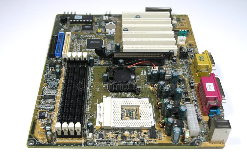 Computer Main Board stock image. Image of motherboard, board - 54431