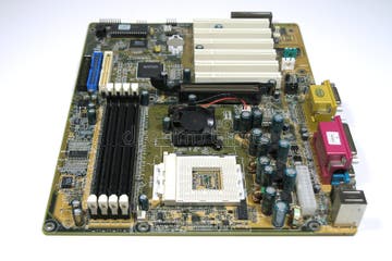 Computer Main Board stock image. Image of motherboard, board - 54431