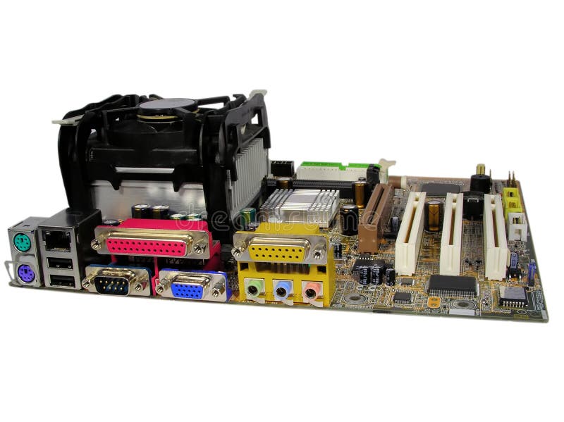 Computer Main Board stock image. Image of motherboard, board - 54431