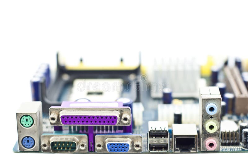 Computer Main Board stock image. Image of motherboard, board - 54431