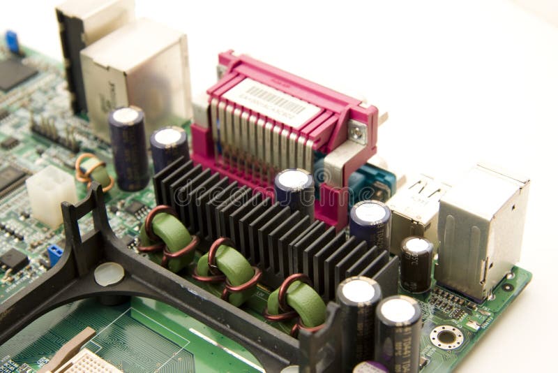 Computer mainboard stock photo. Image of conceptual, connection - 8203260