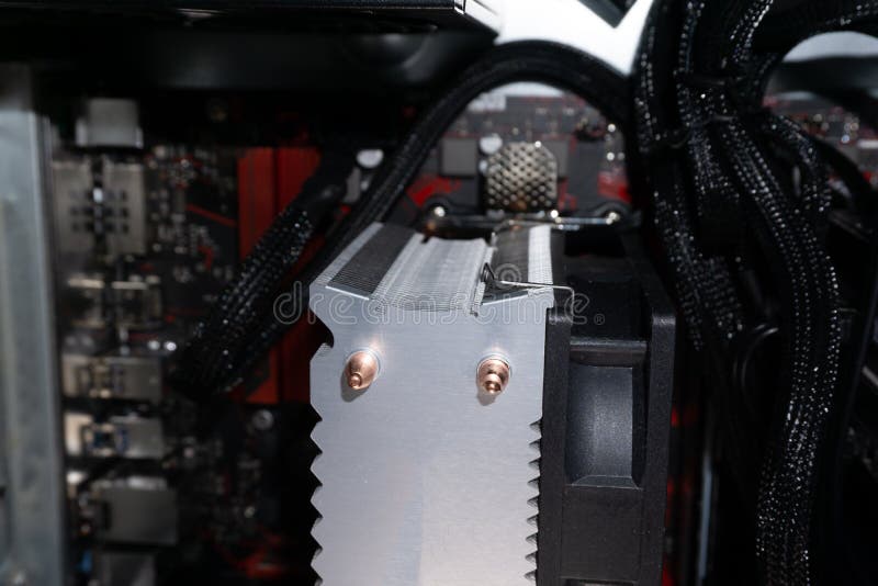 Computer Mainboard Install Installing Main Board Main-board Stock Photo ...