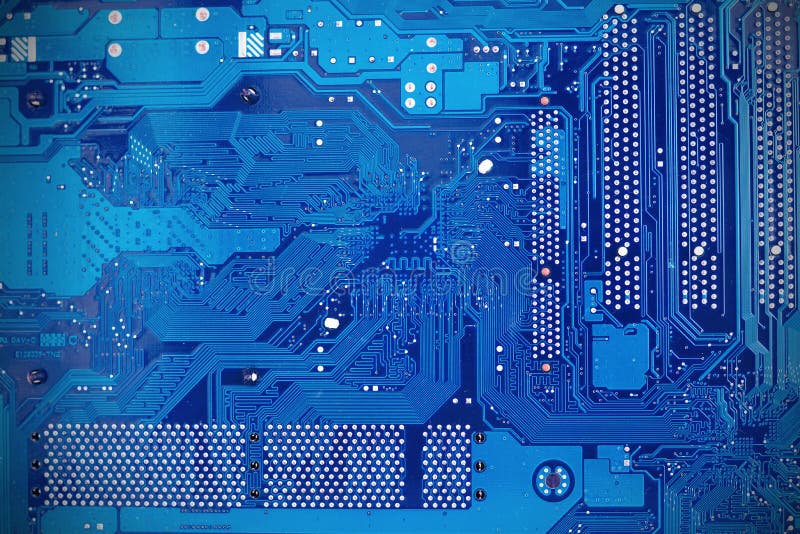 Computer Mainboard or Motherboard with High Resolution Detail Stock ...