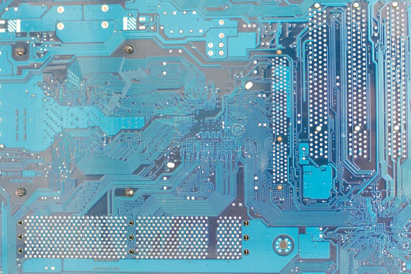 Computer Mainboard or Motherboard with High Resolution Detail Stock ...