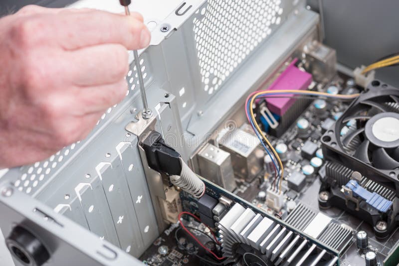 Computer maintenance stock image. Image of component - 60096515