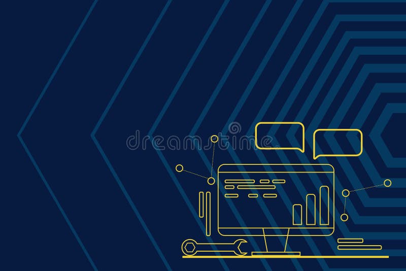 Computer Maintenance Repair Concept, Abstract Communication Technology ...