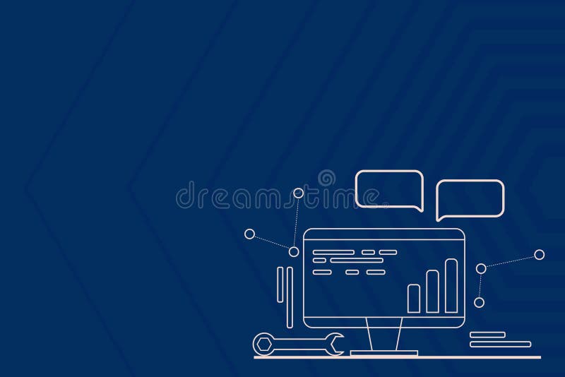 Computer Maintenance Repair Concept, Abstract Communication Technology ...