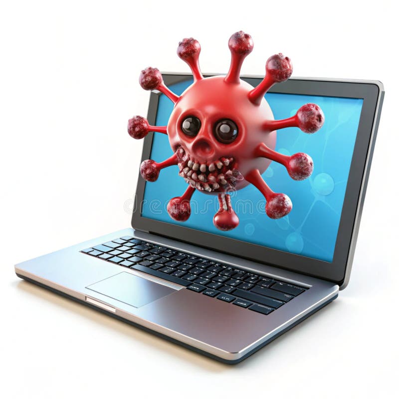 Computer malware 3D stock illustration. Illustration of effective ...