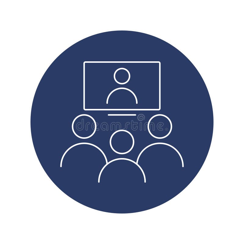 Computer, Man, Team, Meeting, Online, Business Online Meeting Icon ...