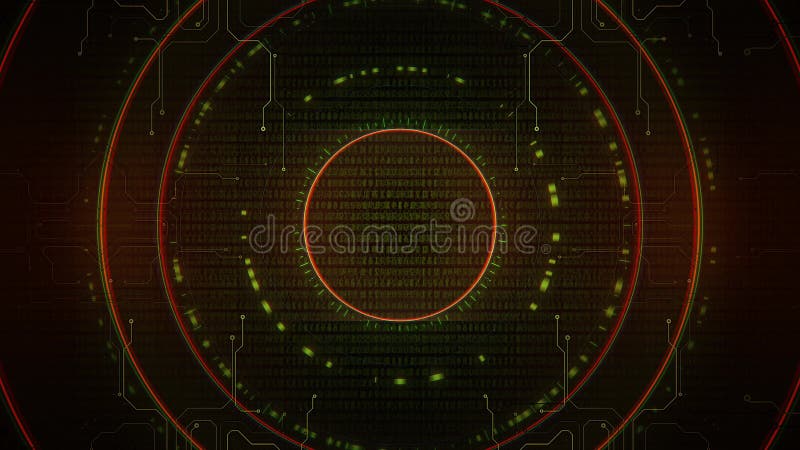 Computer Matrix with Numbers and Screen Stock Footage - Video of grid ...