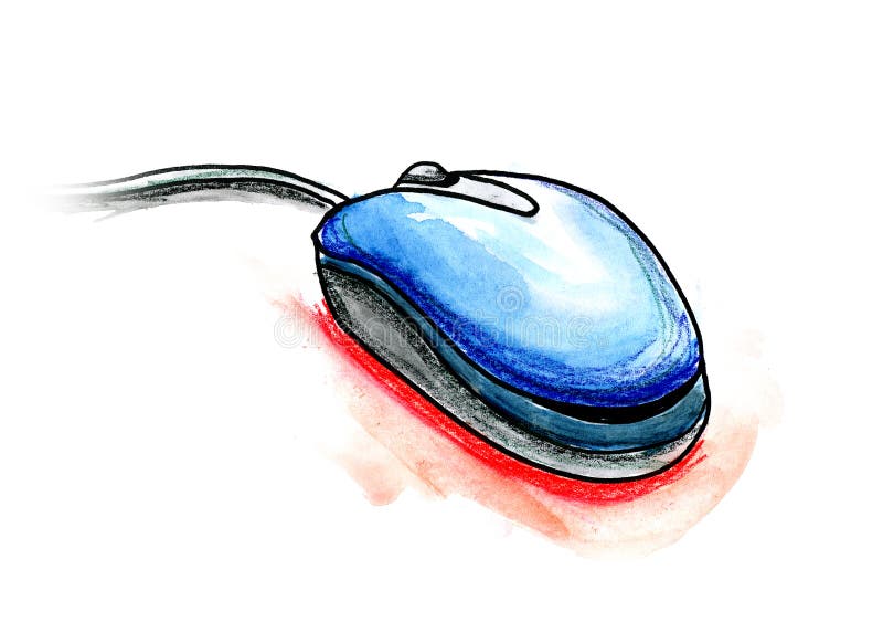 Computer-Maus stock abbildung. Illustration von peripher - 17151714