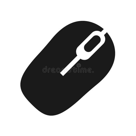 Computer Mause Icon, Flat Design Best Vector Icon Stock Vector ...