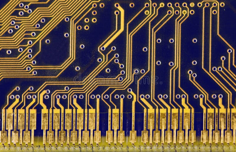 Circuit Board Texture and Pins Stock Image - Image of high, digital ...