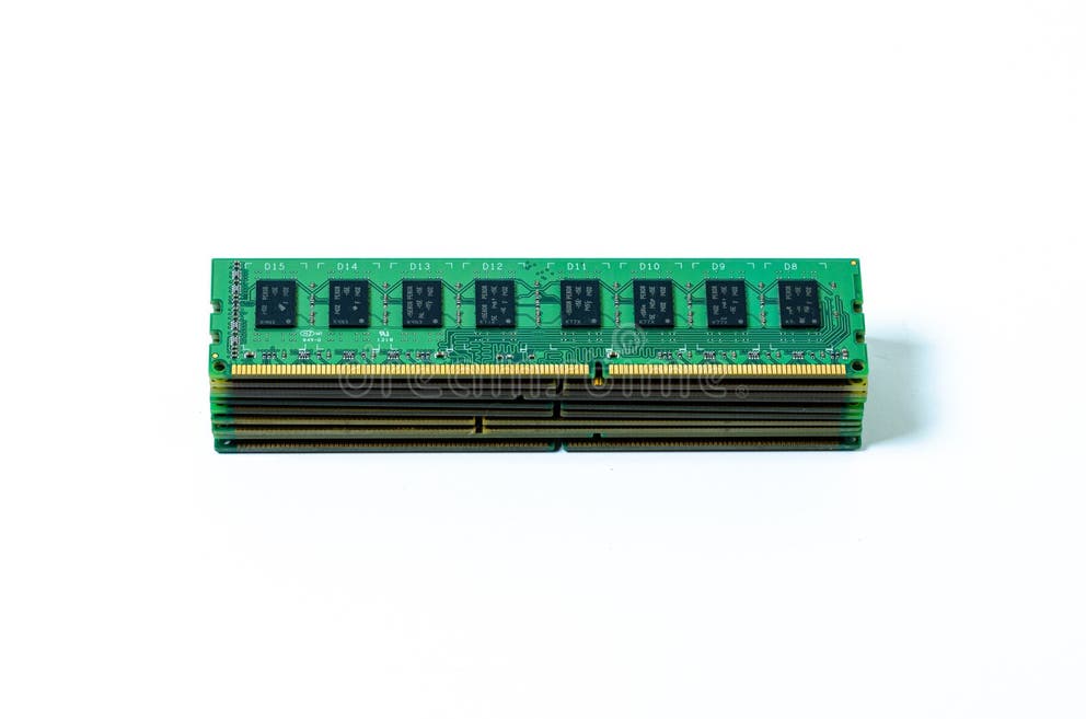 Computer Memory Card Close Up Memory Socket on Board Computer Server Stock Image - Image of dimm ...