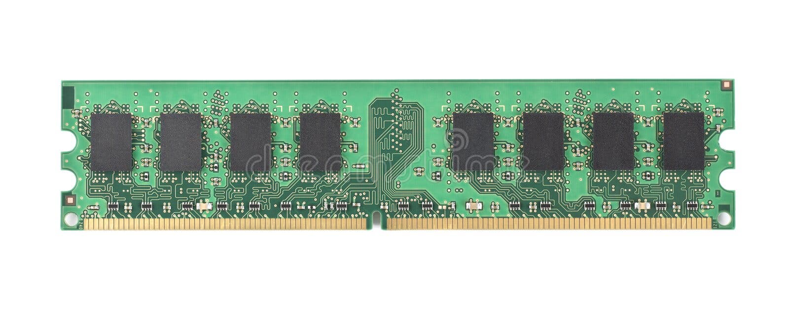 RAM Computer Memory Chip Module Stock Photo - Image of data, closeup ...