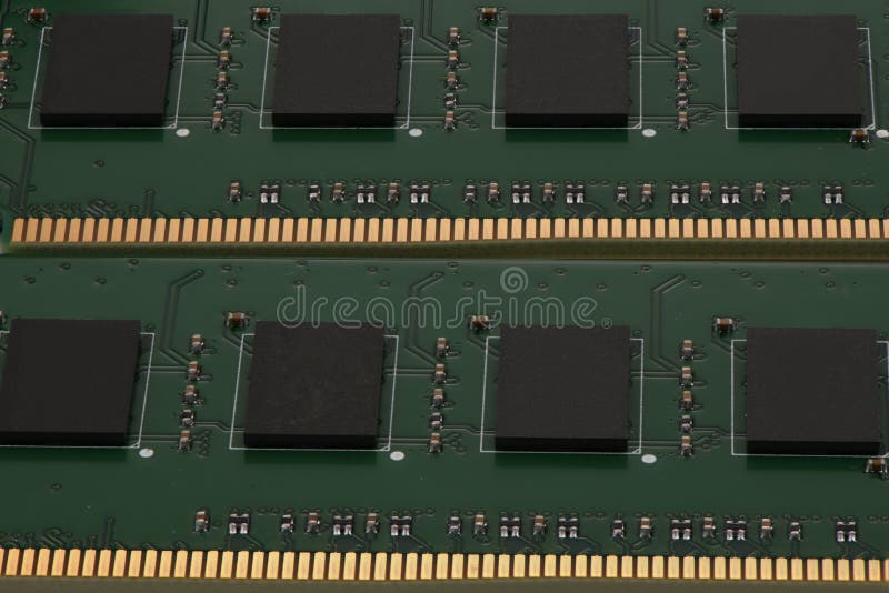 Computer memory chip stock image. Image of board, industry - 145132691