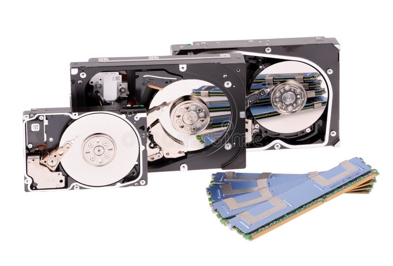 Computer memory components stock photo. Image of bits - 40046664