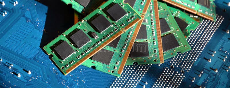 Computer memory details stock photo. Image of background - 35648010