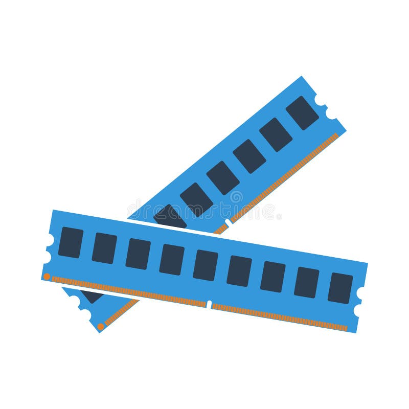 Computer Ram Memory. Computer Hardware Components. Vector Stock ...