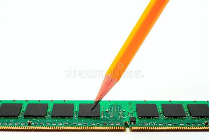 Computer Memory Modules Chip Electronic Stock Photo - Image of ...