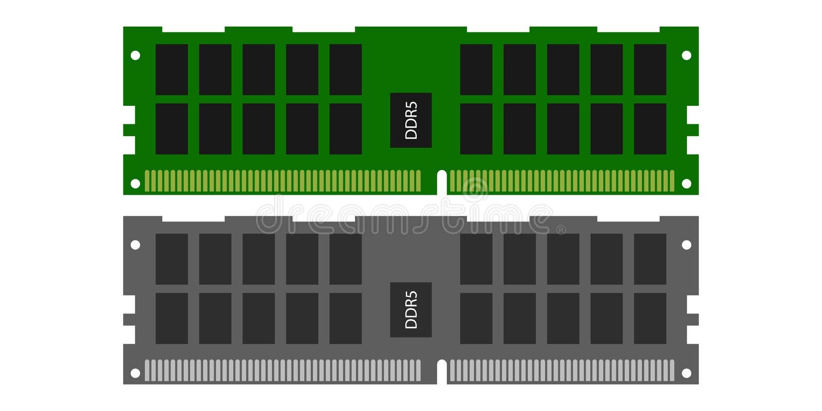 Computer Memory, Ram, Computer Accessories. DDR5 Memory Module Card ...