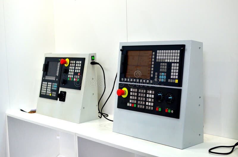 Computer Menu for Managing Modern Industrial Metalworking CNC Machine ...