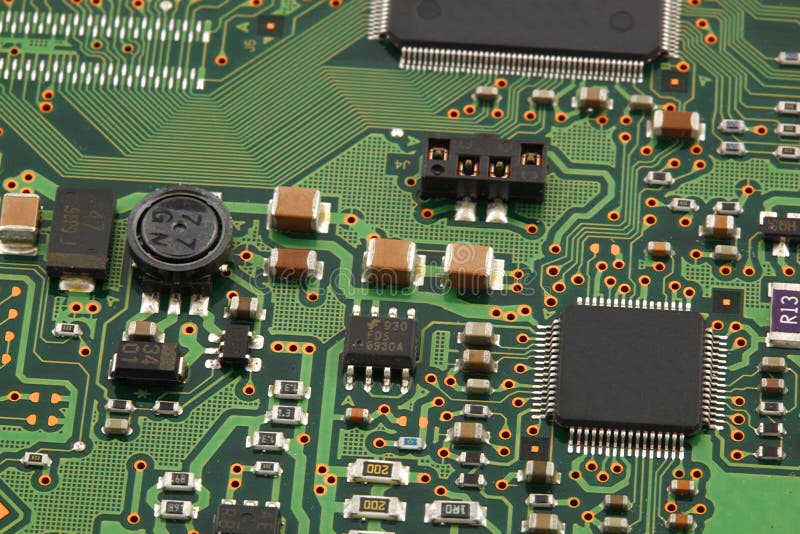 Computer Micro Circuit Board Stock Photo - Image of electric ...