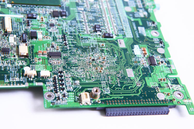 Computer Micro Circuit Board Stock Image - Image of chipset, macro ...